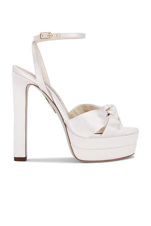 AQUAZZURA Cupid Plateau Sandal - White
