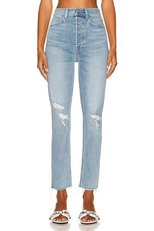 GRLFRND Piper Super High Rise Slim Jeans - La Jolla