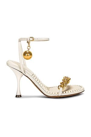 Bottega Veneta Ankle Strap Sandals With Chain Link Detailing - String
