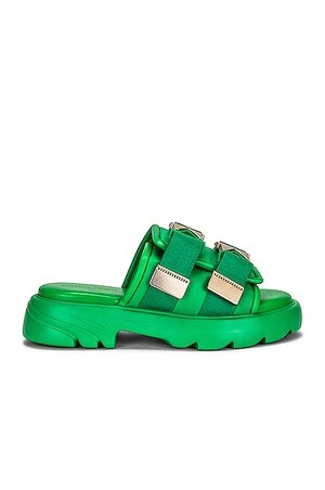 Bottega Veneta Flash Buckle Sandals - Grass