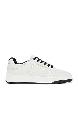 Saint Laurent Sl61 Low Top Sneaker Cuir Meridiano Micro Perf