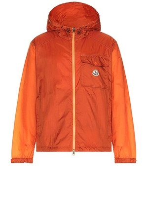 Moncler Samakar Zip-up Hooded Jacket - Orange