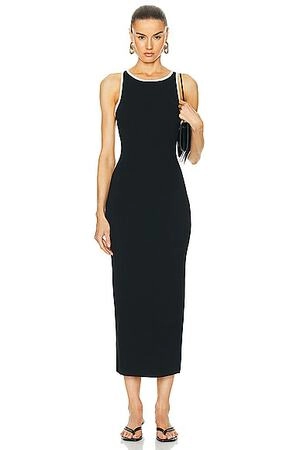 L'academie Vespera Midi Dress - Black