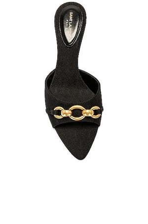 Saint Laurent Buckle Mule Sandal