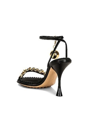 Bottega Veneta Dot Ankle Strap Sandals - Black