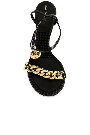 Bottega Veneta Dot Ankle Strap Sandals - Black
