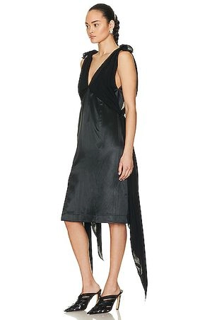 Bottega Veneta Heavy Fluid Silk Dress