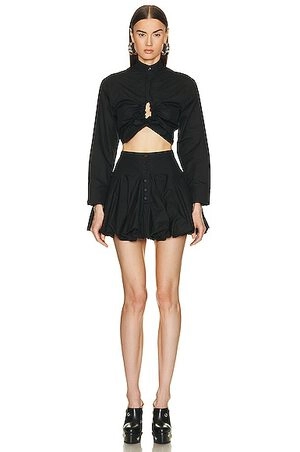 Alaïa Cropped Cotton Shirt
