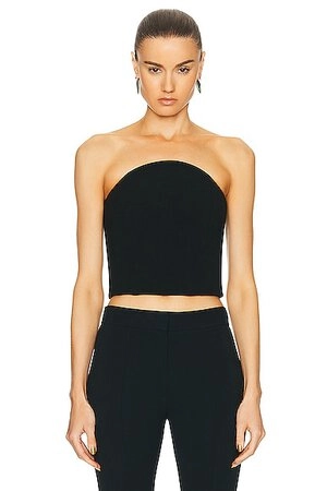 SANS FAFF Half Moon Corset Top - Black