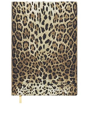 DOLCE & GABBANA CASA Medium Notebook - Leopard