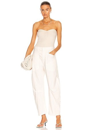 NILI LOTAN Shon Pant - Eggshell