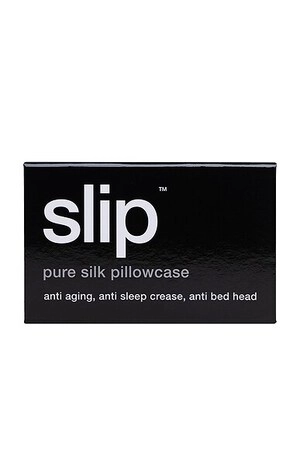 Slip Queen/standard Pure Silk Pillowcase - Black