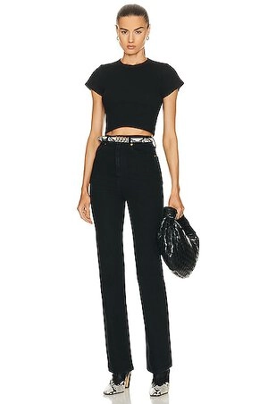 LESET Kelly Crop Slim Fit Tee