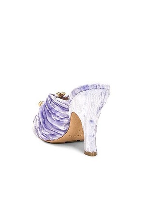 Bottega Veneta Velvet Pointed Toe Mule Pump