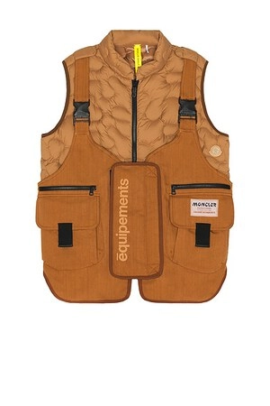 Moncler X Salehe Bembury Sierpinski Vest - Brown