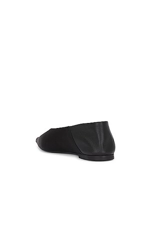 Saint Laurent Carolyn Flat Slipper - Noir
