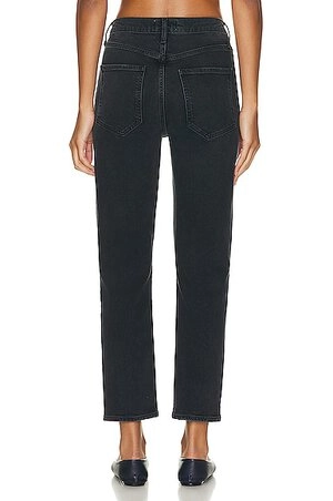 AGOLDE Riley High Rise Straight Crop Jeans - Panoramic