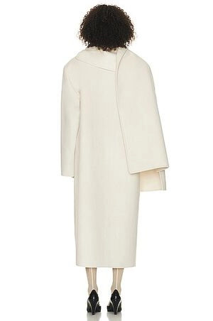 HELSA Oversized Coat With Detachable Scarf