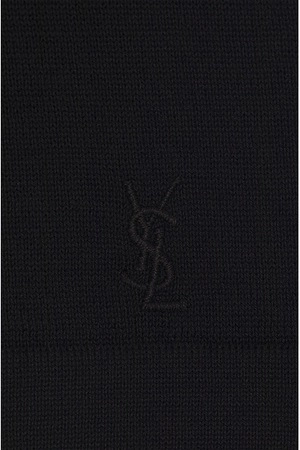 Saint Laurent Polo Manches Courtes - Noir