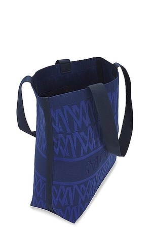 Moncler Monogram Knit Tote Bag - Navy
