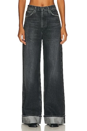 AGOLDE Dame High Rise Wide Leg Jeans