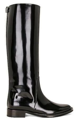 Saint Laurent Silver Tone Boots For Women