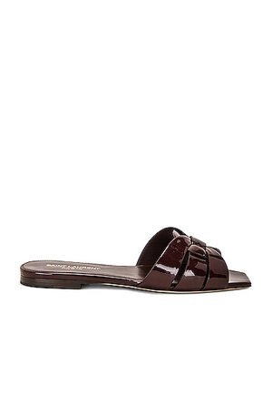 Saint Laurent Saint Laurent Tribute Flat Sandal Barolo
