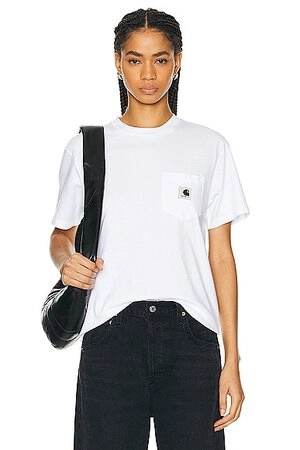 Carhartt Work In Progress Short Sleeve Pocket T-shirt - White
