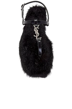 Saint Laurent Cassandra Flat Sandal