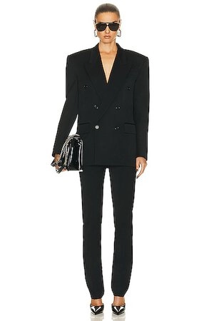 Saint Laurent Tailored Wool Trousers