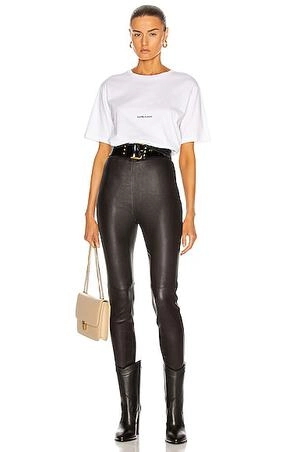 Saint Laurent Small Logo T-shirt