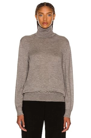 THE ROW Lambeth Cashmere Sweater - Medium Grey