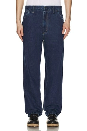 Carhartt Work In Progress Single Knee Jeans - Blue