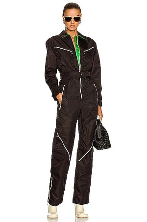 Bottega Veneta Nylon Long Jumpsuit