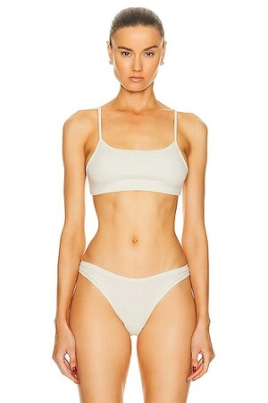 HELSA Jersey Bralette - Bone