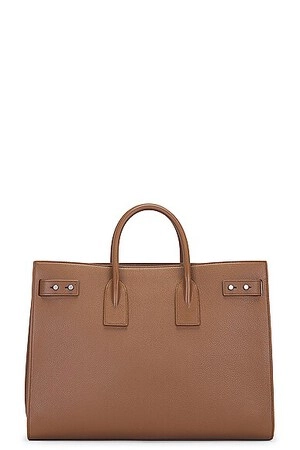Saint Laurent Calfskin Leather Tote Bag