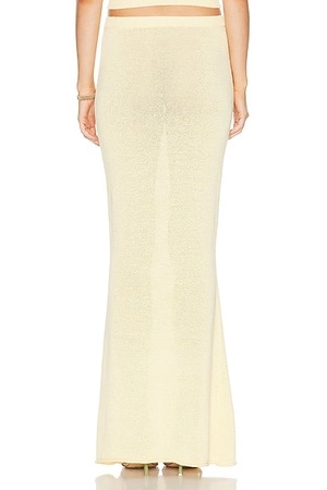 SEROYA Kora Maxi Skirt - Butter