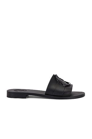 Moncler Mon Slide Sandals - Black