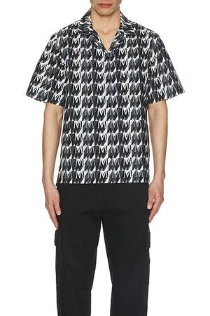Moncler Short Sleeve Shirt - 3d Monogram Black