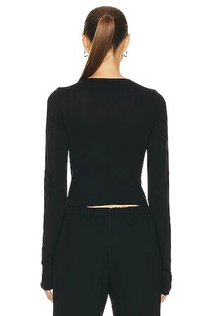 Eterne Long Sleeve Baby Tee - Black