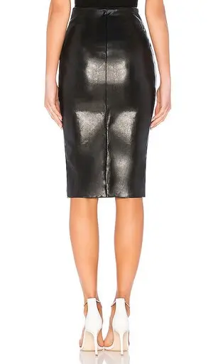 Superdown Jezabel Faux Leather Midi Skirt