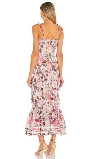 V. CHAPMAN Geranium Dress - Rose