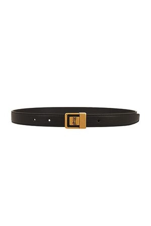 Saint Laurent Skinny Belt - Nero