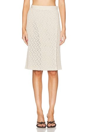 Bottega Veneta Cotton Midi Skirt