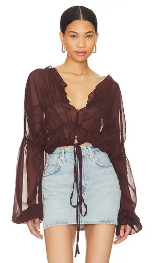 SNDYS. X Revolve Bali Top In . Also - Brown