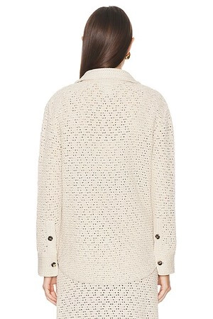 Bottega Veneta Long Sleeve Button Up Top
