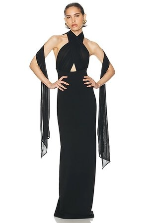 Helsa Tie Detailed Evening Dresses
