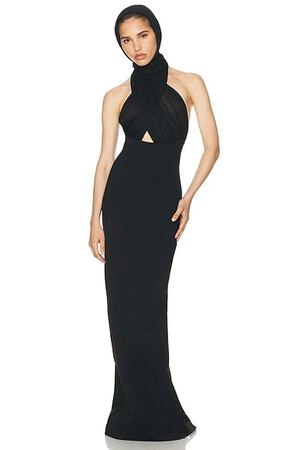 HELSA The Amber Gown - Black