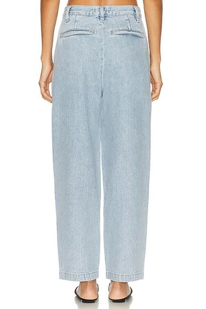 AGOLDE Becker Wide Leg Pleated Jeans