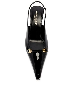 Saint Laurent Carine Slingback Pump - Nero